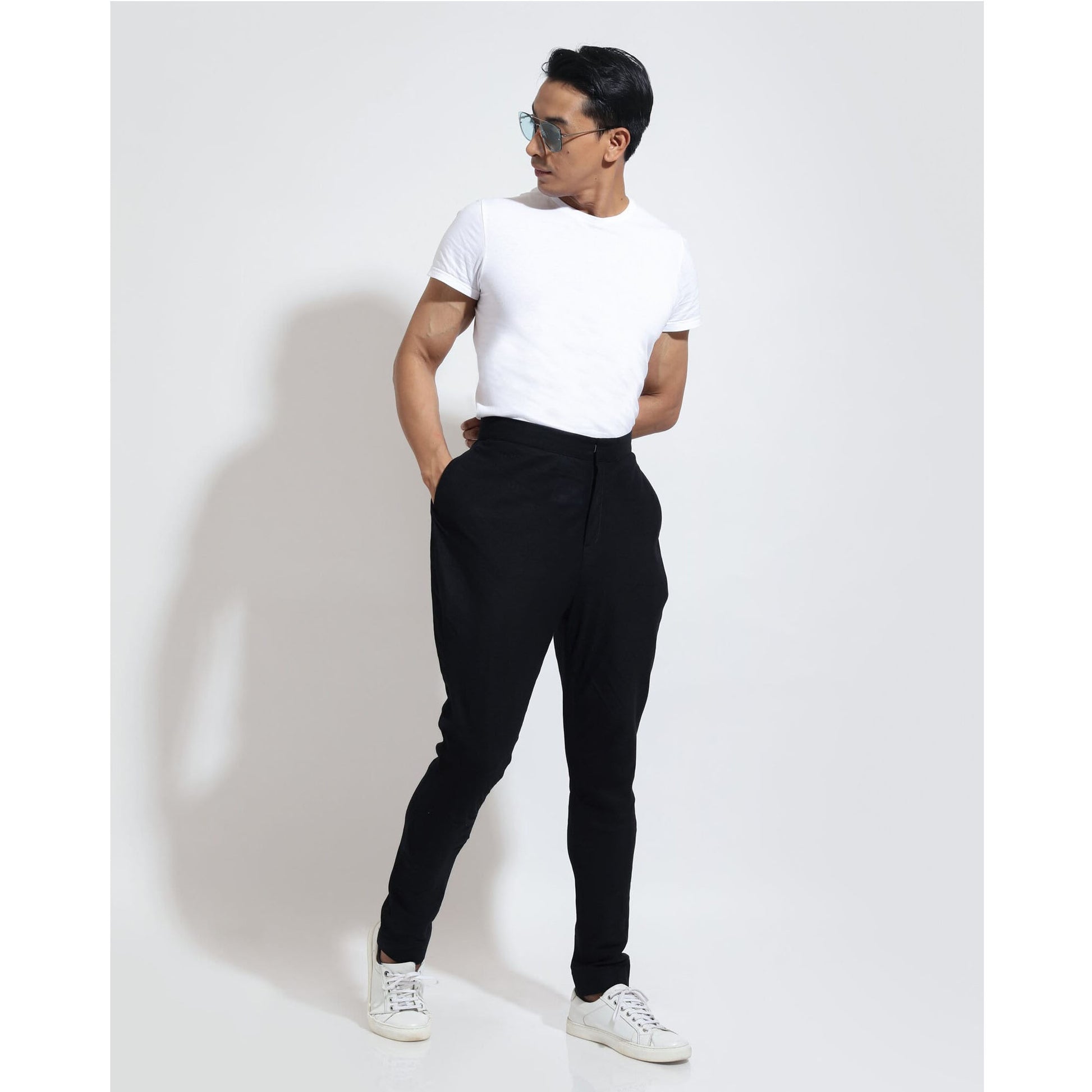 Jodhpuri pants with elasticated waist – Vivek Karunakaran